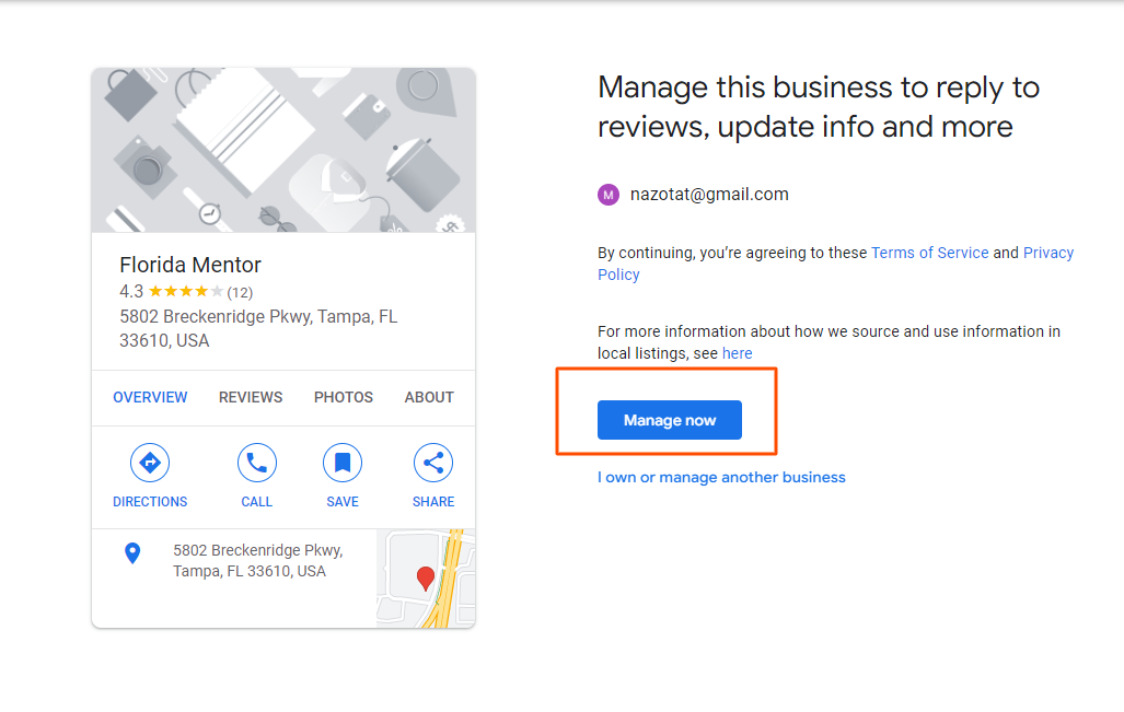 How to Claim a Google Business Profile